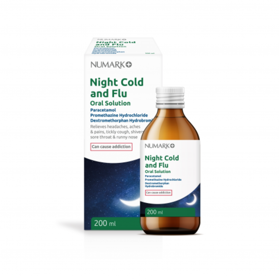 Numark Night Cold and Flu Oral Solution 200ml