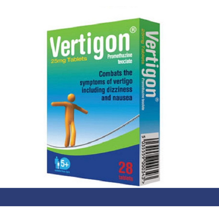 Vertigon 25mg 28 Tablets | Vertigon UK