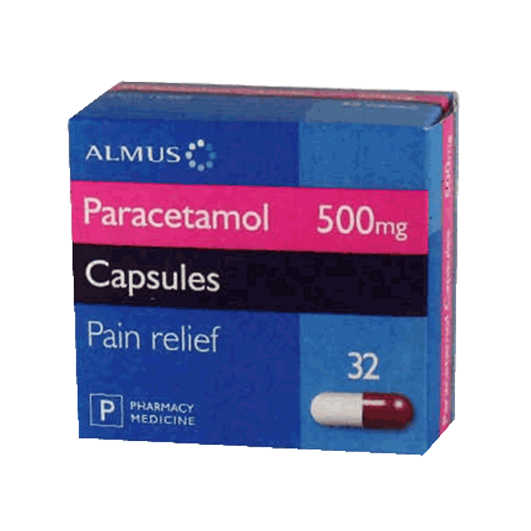 Almus Paracetamol Caplets 500mg 32's