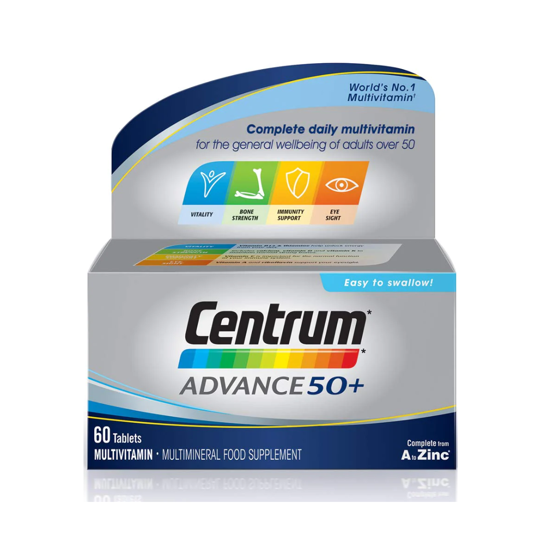 Centrum Advance 50+ Multivitamins 60 Tablets