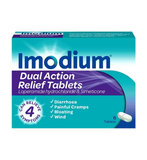 Imodium Plus Comfort 6 Tablets (N)
