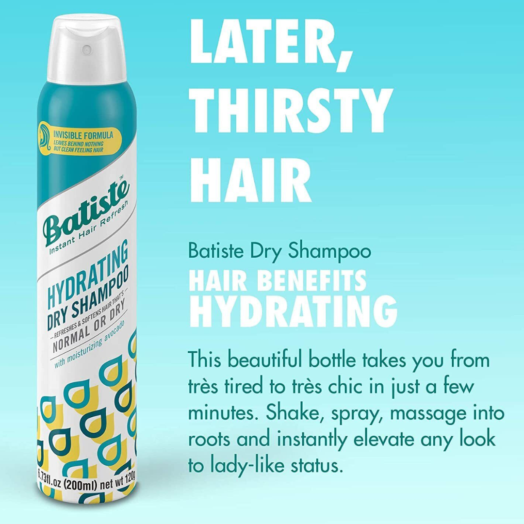 Batiste Instant Hair Refresh Dry Shampoo & Hydrate 200ml (T)