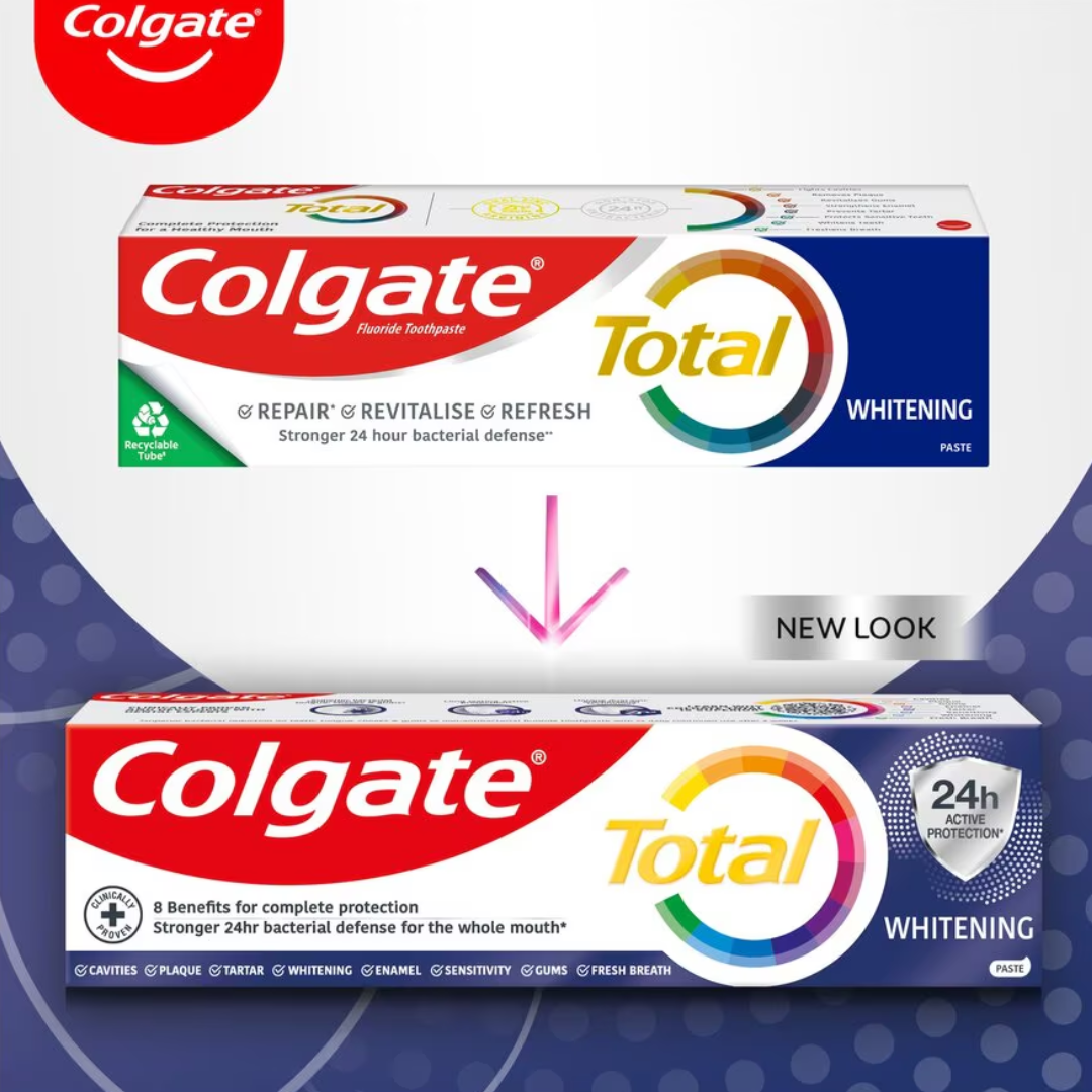 Colgate Total Whitening Toothpaste Pump 100ml (T)