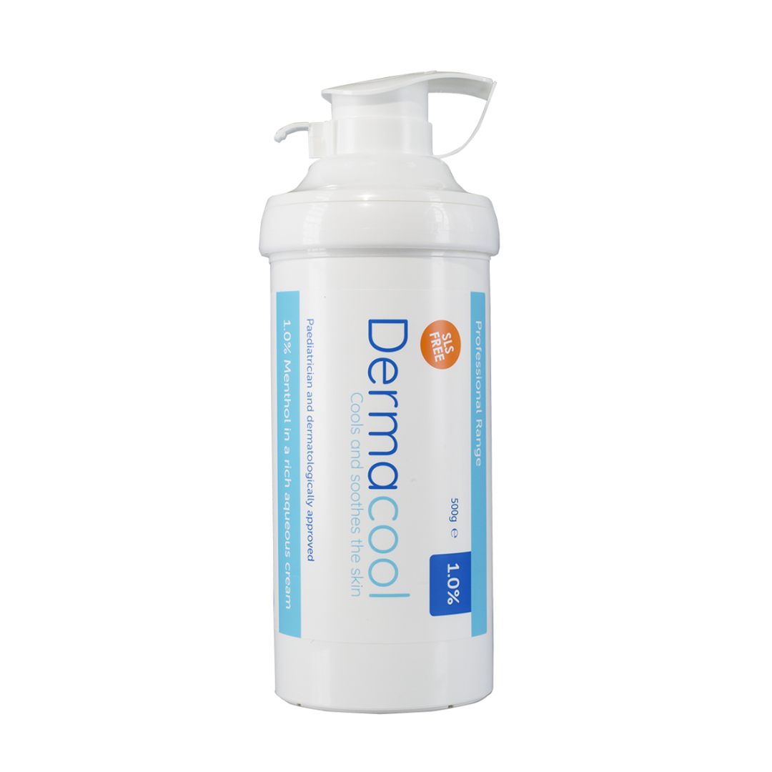 Dermacool Menthol Aqueous Cream 1% 500g Pump (T)