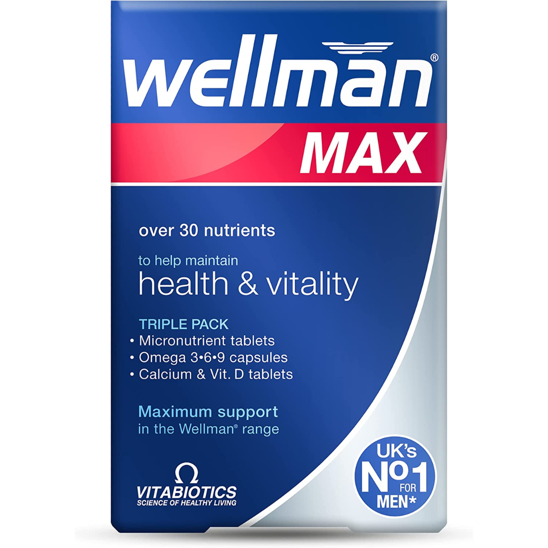Vitabiotics Wellman Max - 84 Tablets/Capsules | Multivitamin
