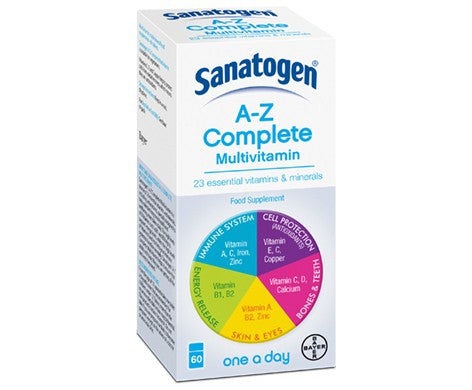 Shop Sanatogen A-Z Complete Multivitamin 60 Tablets (A)
