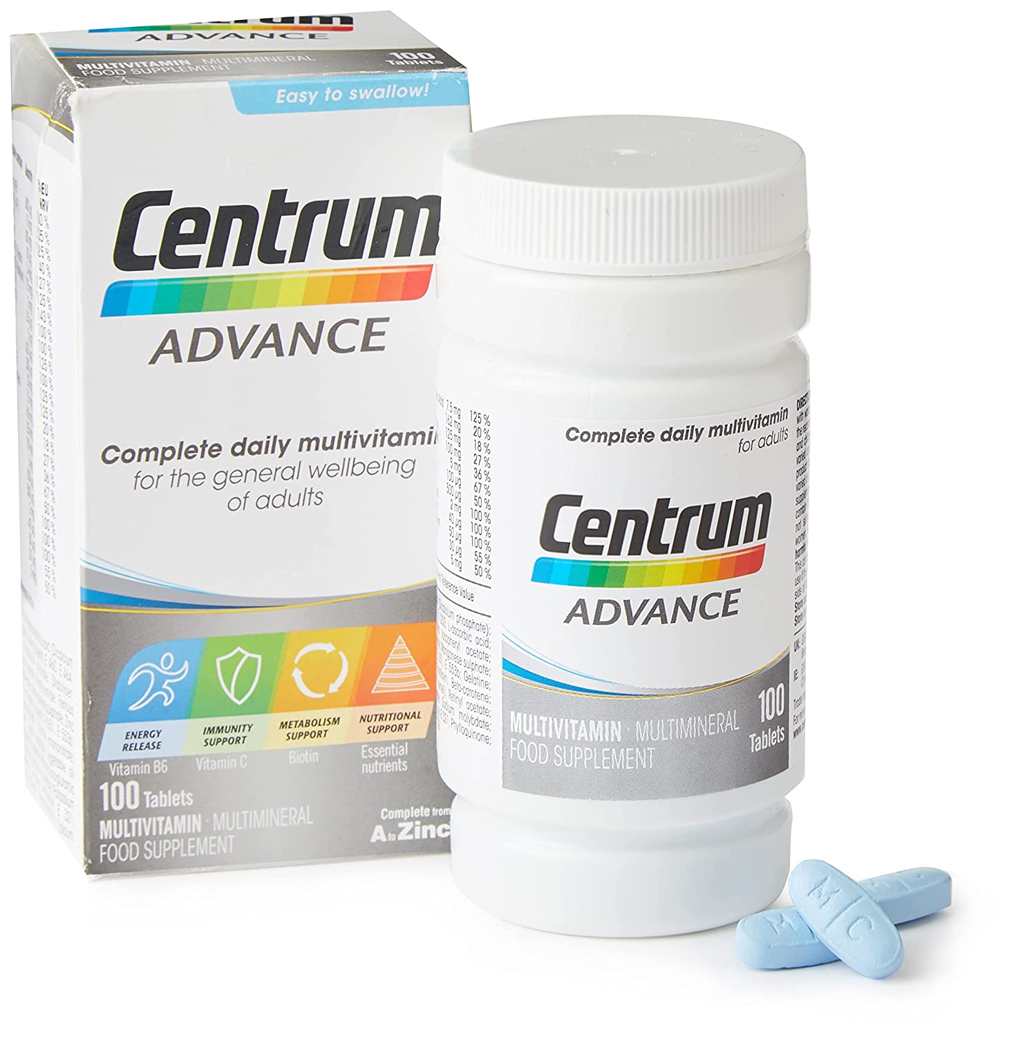 Centrum Advance Multivitamin 100 Tablets