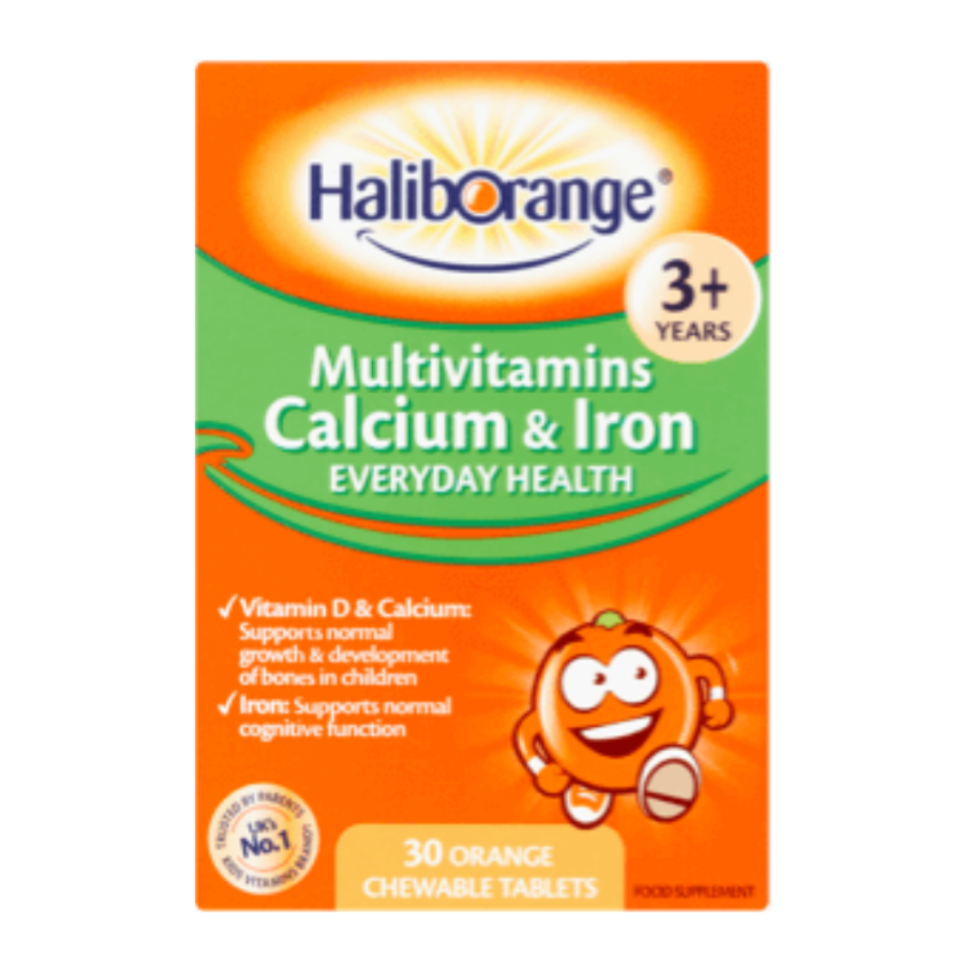Haliborange Multivitamins Calcium & Iron 30 Tablets
