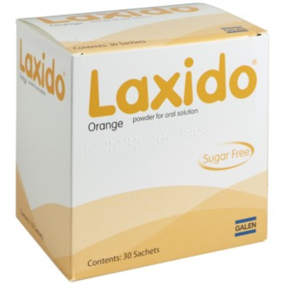 Laxido Orange Powder Sachets (Sugar Free) Pack of 30
