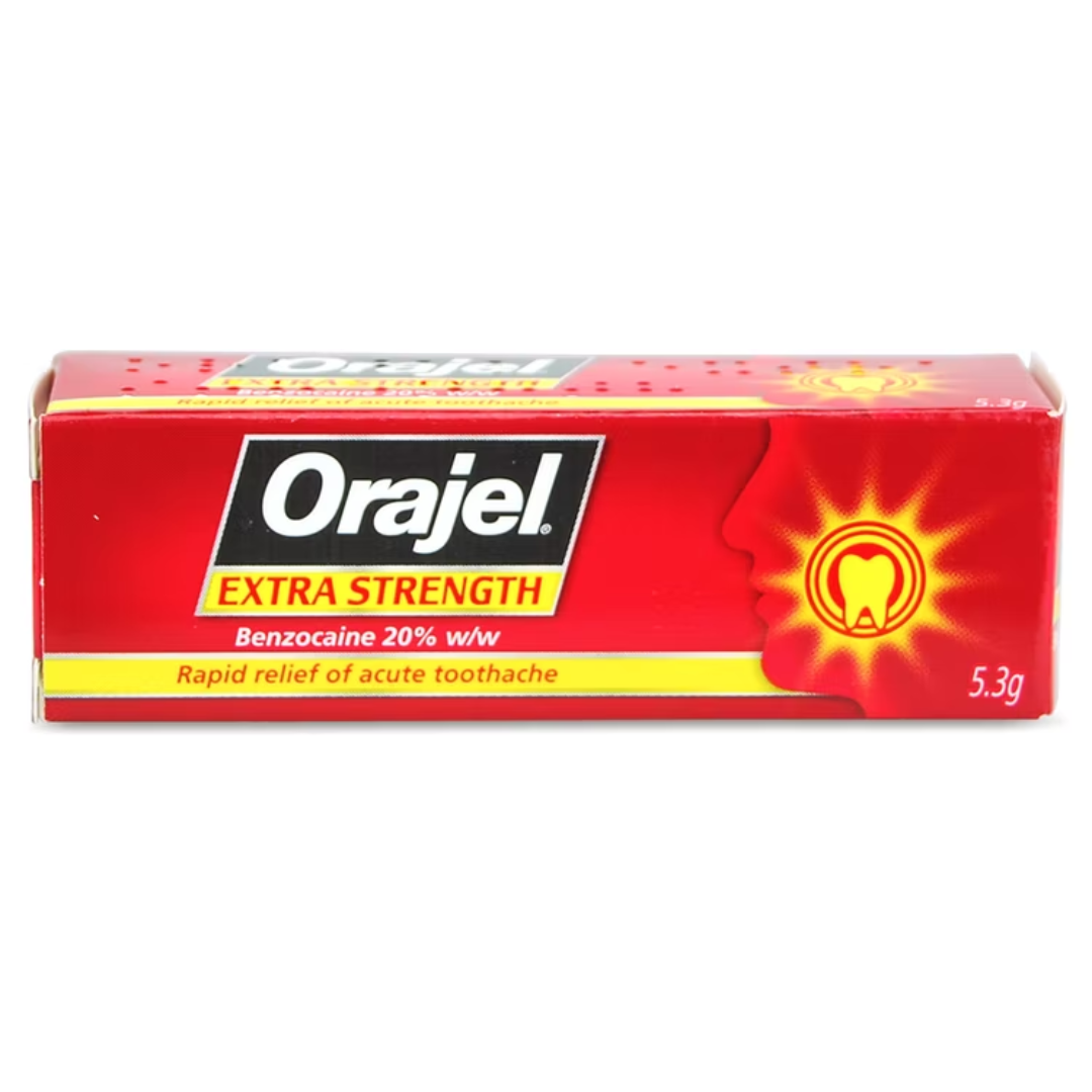 Orajel Gel | Orajel Extra Strength Dental Gel 5.3g | Toothache Relief