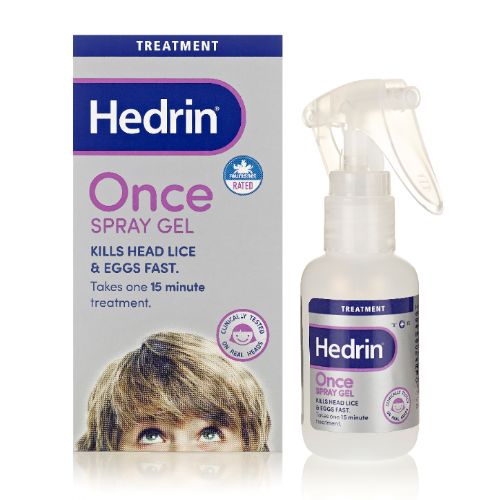 Buy Hedrin Once Spray Gel 60 ml Online in Uk