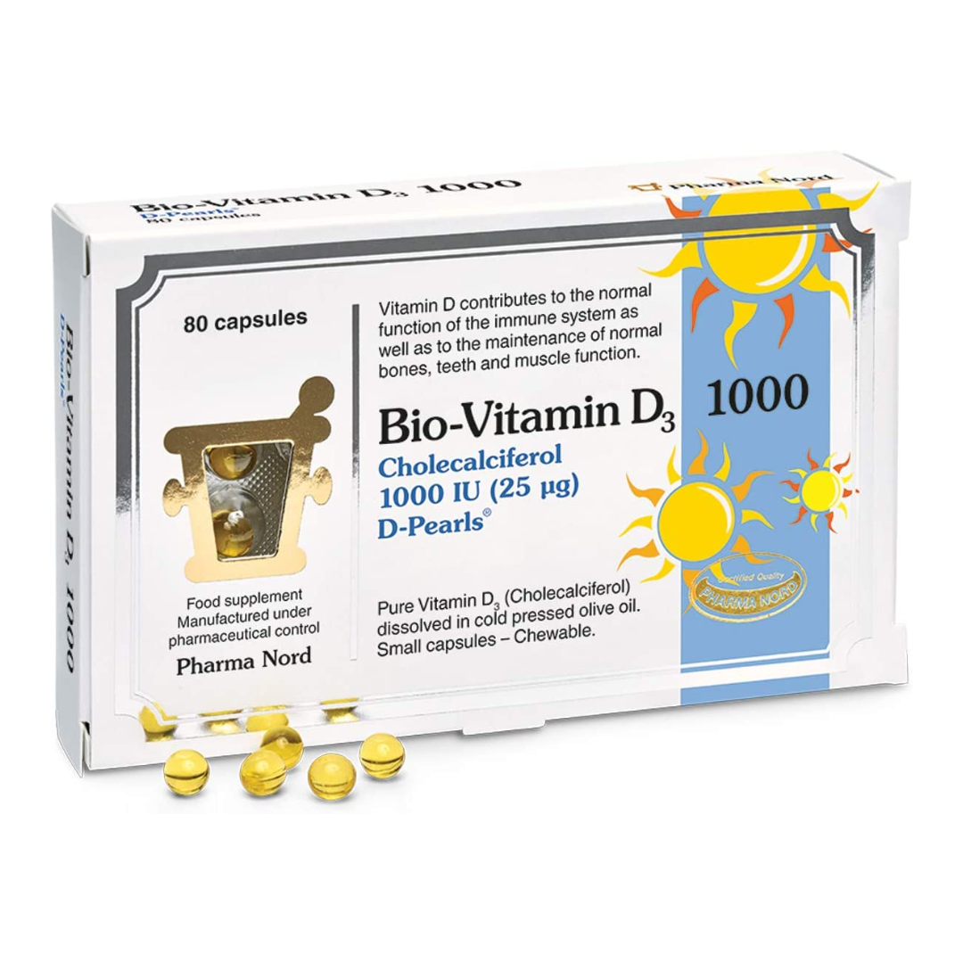 Bio-Vitamin D3 1000iu 25µg, 80 Capsules | Next Day UK Delivery
