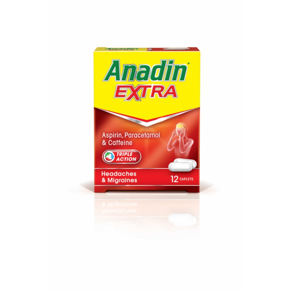 Shop Anadin Extra Caplets Pack of 12 Online in Uk