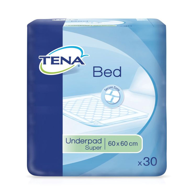 Buy TENA Bed Super Secure Zone Pads - 60x60cm - 30 Pack Online