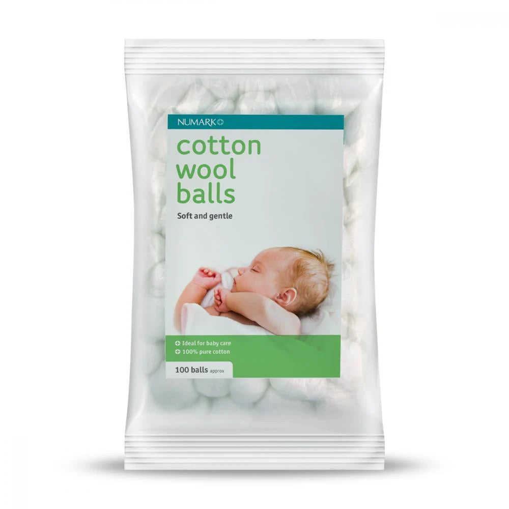 Buy Numark Cotton Wool Puffs 100 Pack Online in Uk