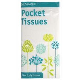 Shop Numark Pocket Tissues 3 ply Single Pack