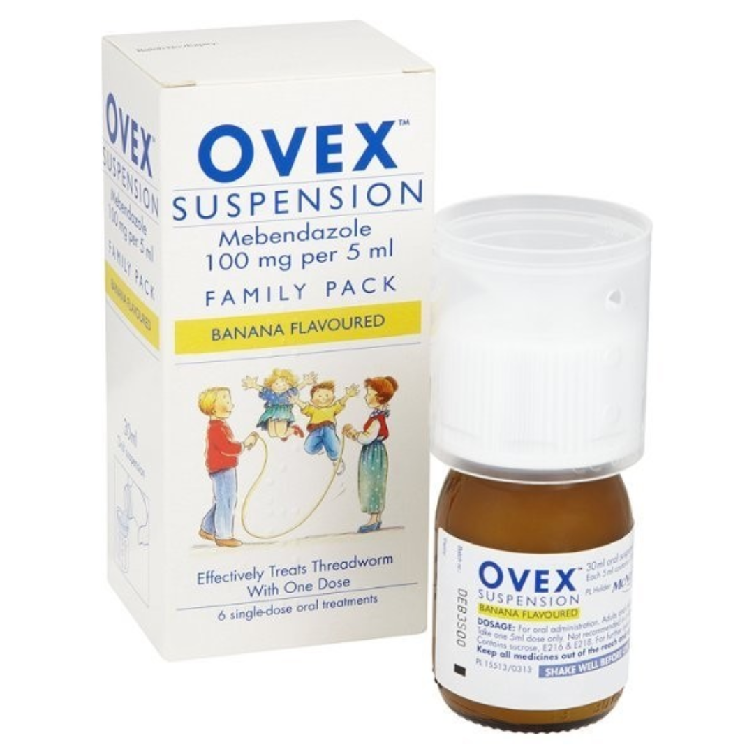 Ovex Suspension Banana Flavour Family Pack 30ml | Syrup