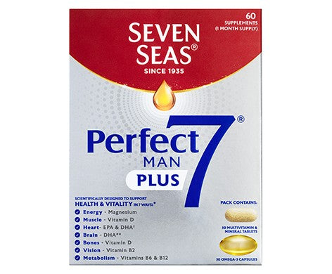 Shop Seven Seas Perfect7 Man Plus 60 Supplements - 30 tablets