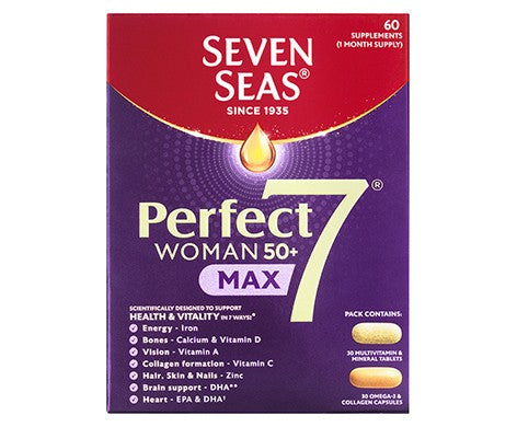Seven Seas Perfect7 Woman 50+ Max 60 Supplements | Pharmazon Direct